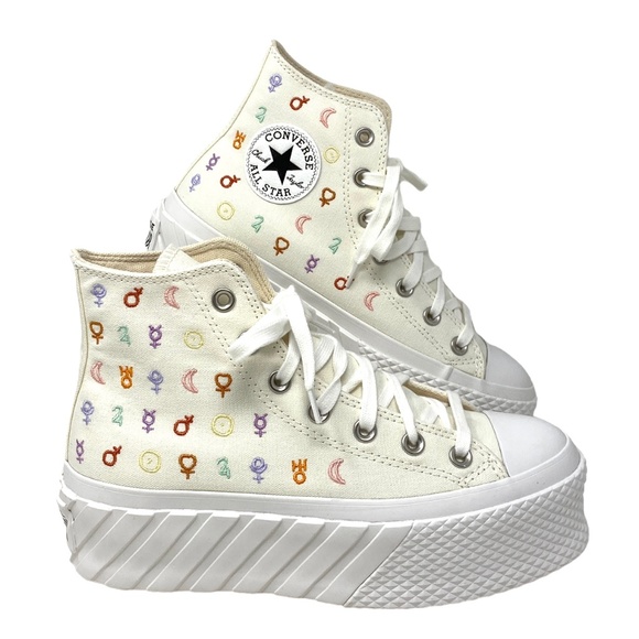 Converse | Shoes | Converse Chuck Taylor Lift 2x Platform High White ...